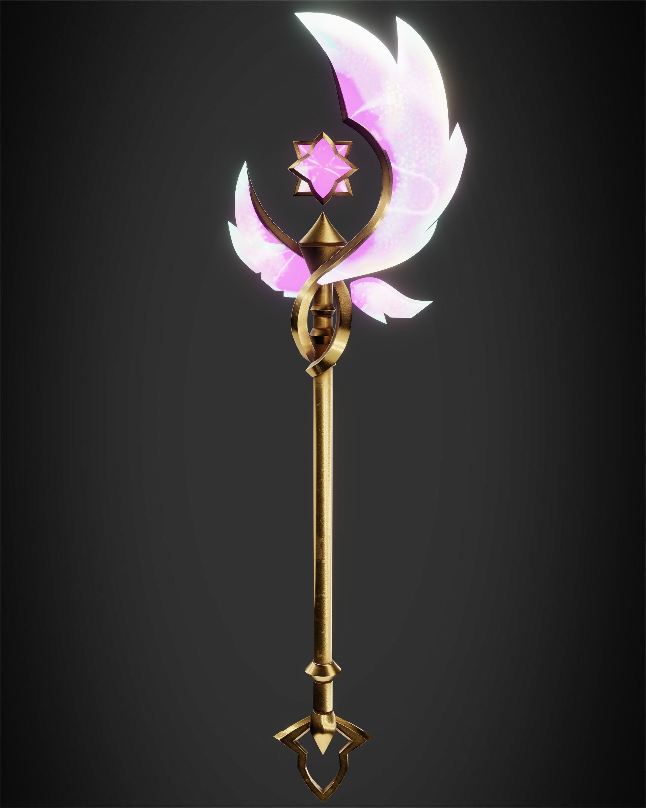 Soraka Star Guardian Scepter for Cosplay 3D model 3D printable | CGTrader
