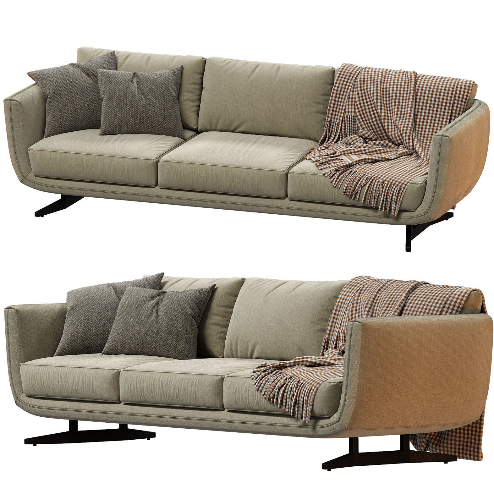 Dema Modulny Divan Slim 3D model | CGTrader