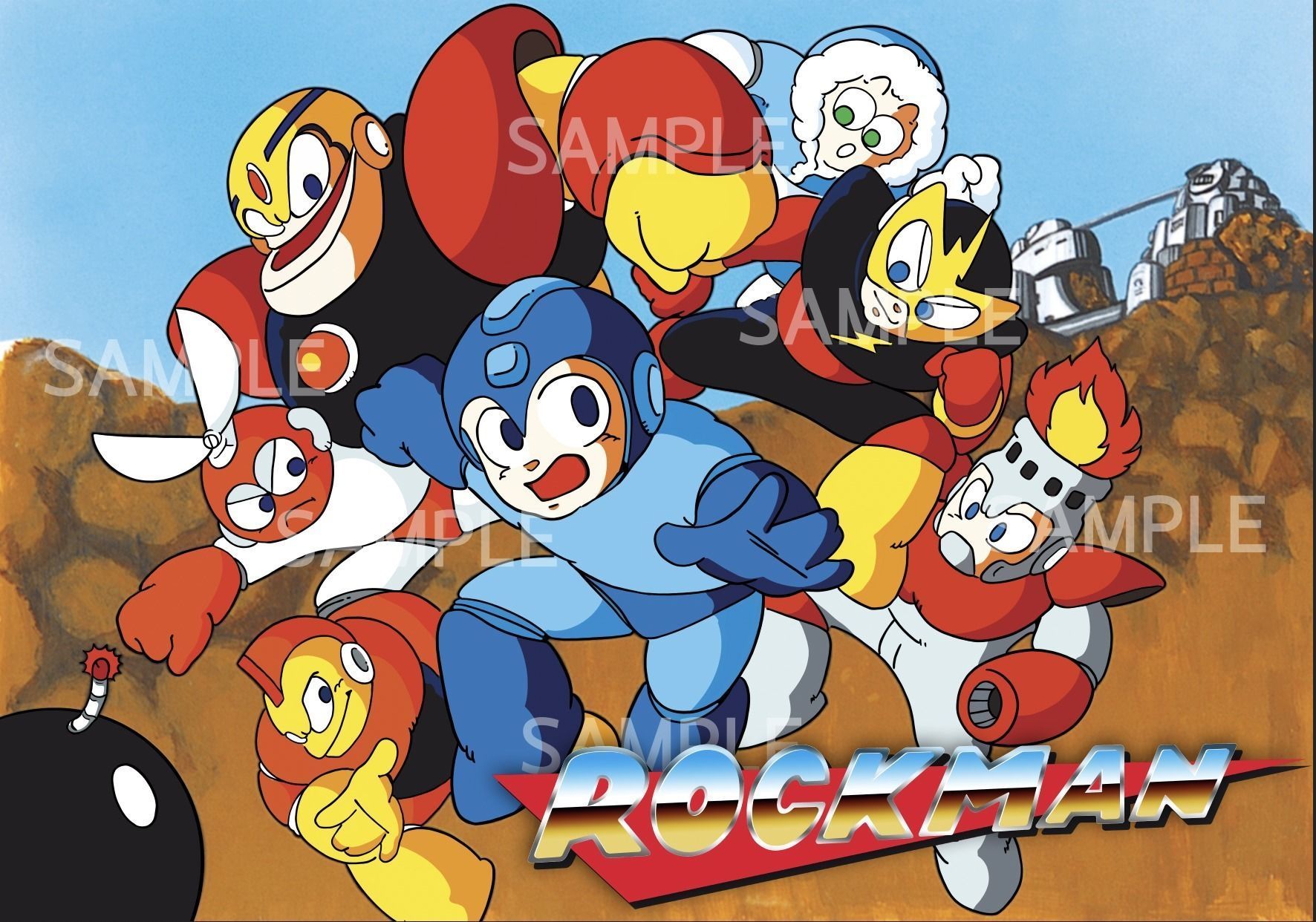Rockman1 Megaman Hi Quality 3D model | CGTrader