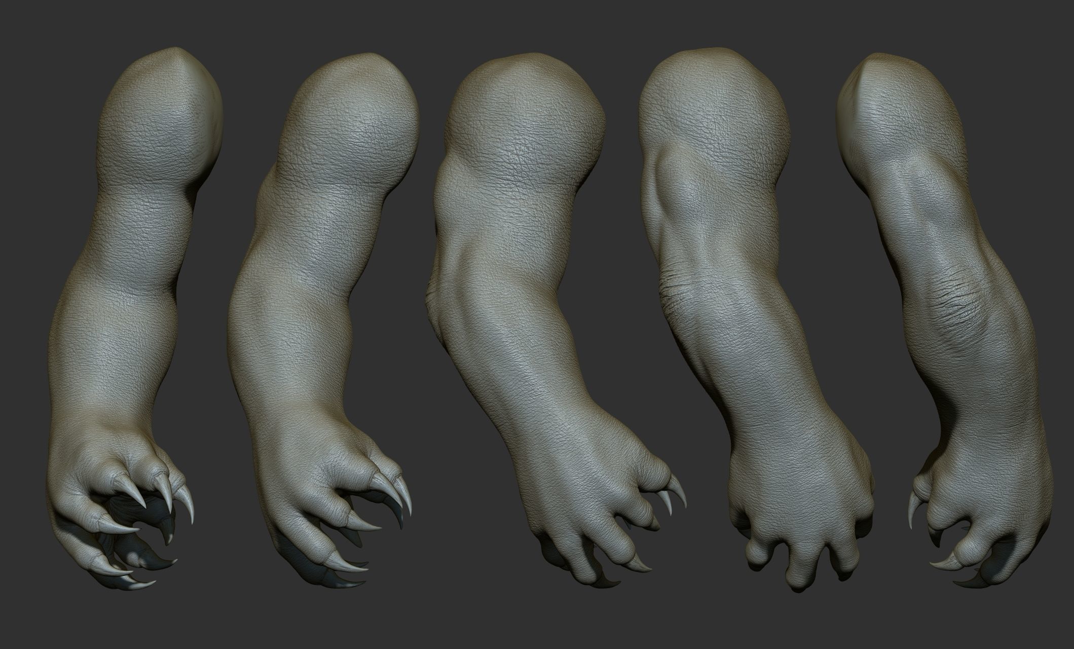 25 Creature arms 3D model | CGTrader