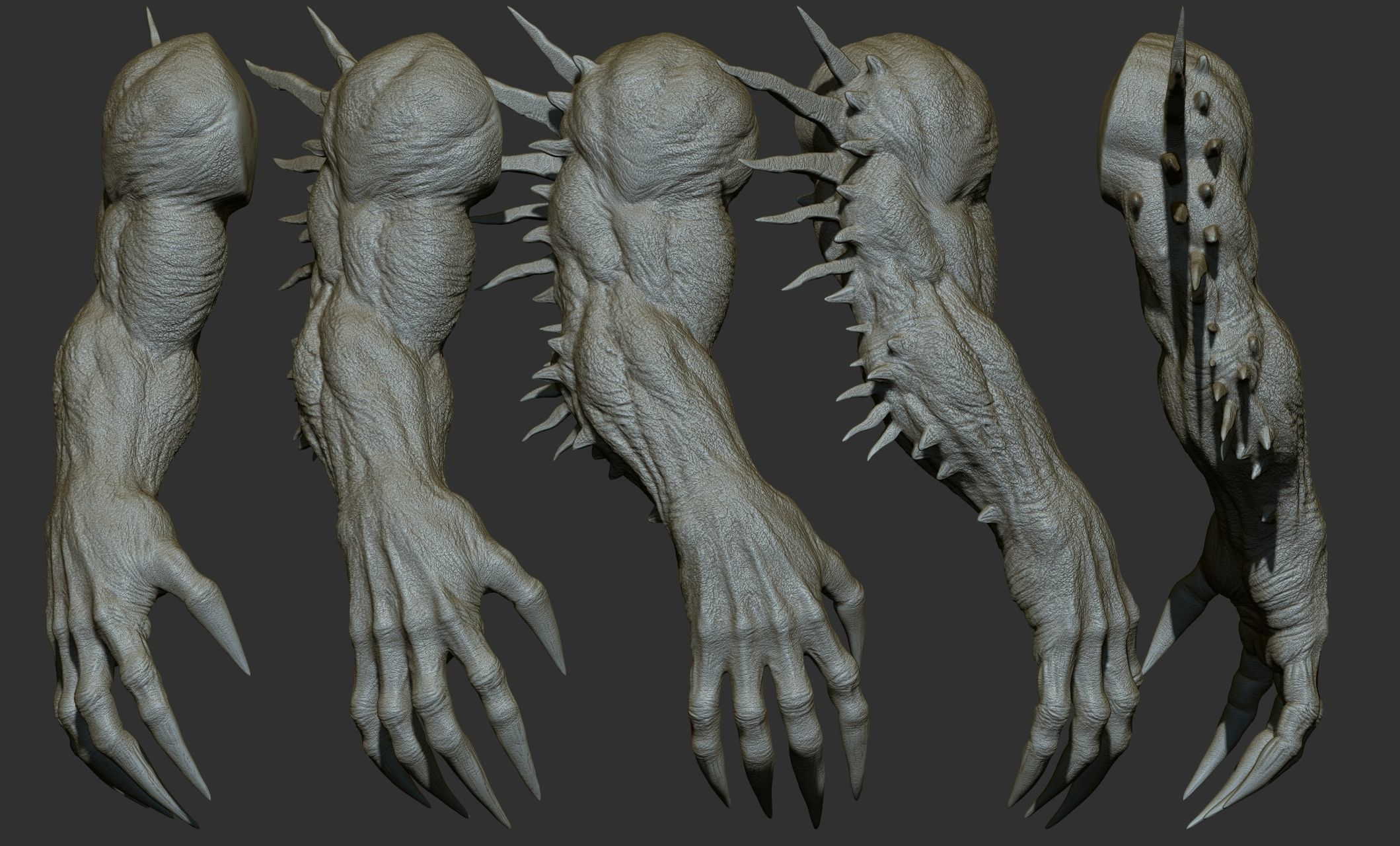 25 Creature arms 3D model | CGTrader