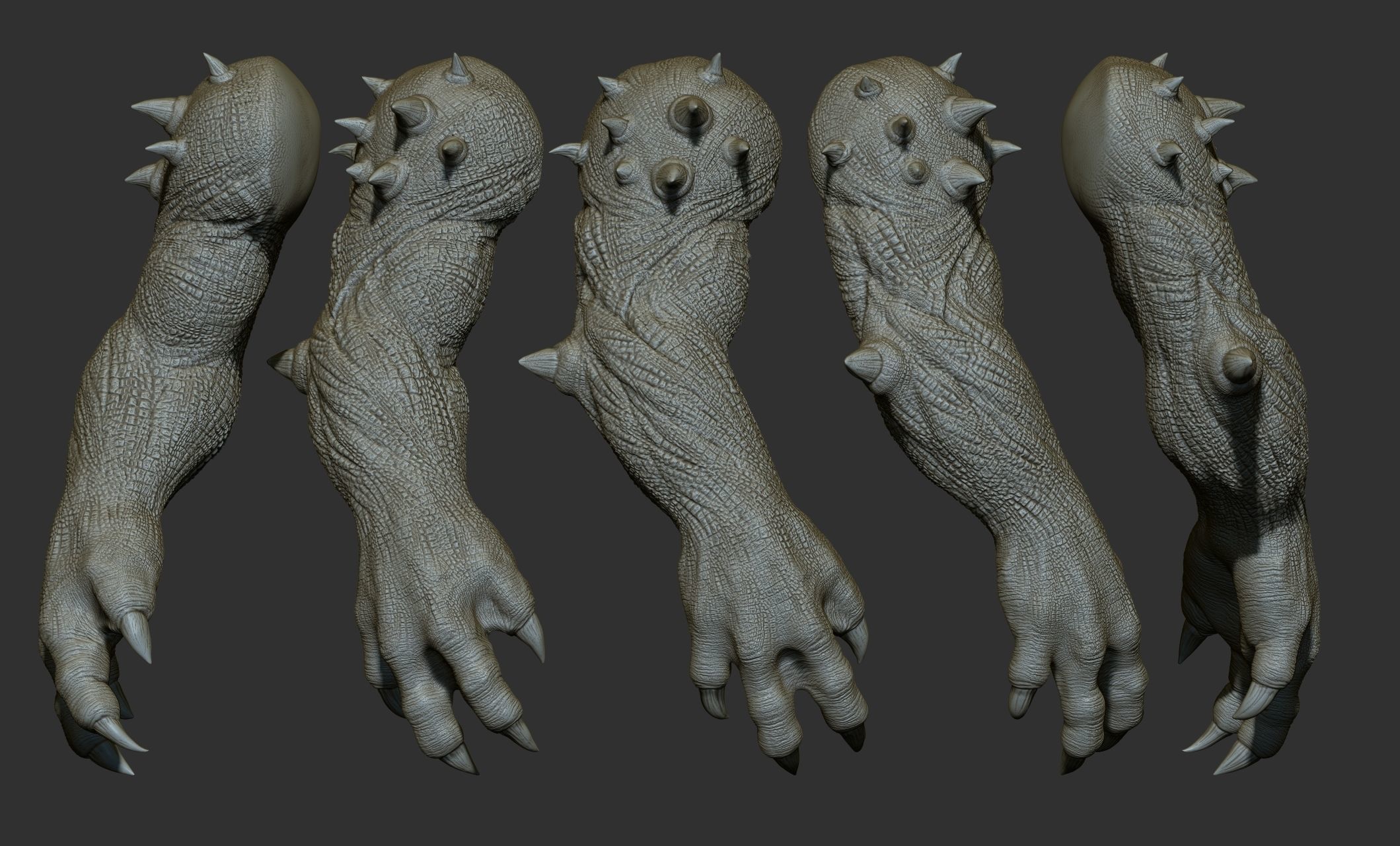 25 Creature arms 3D model | CGTrader