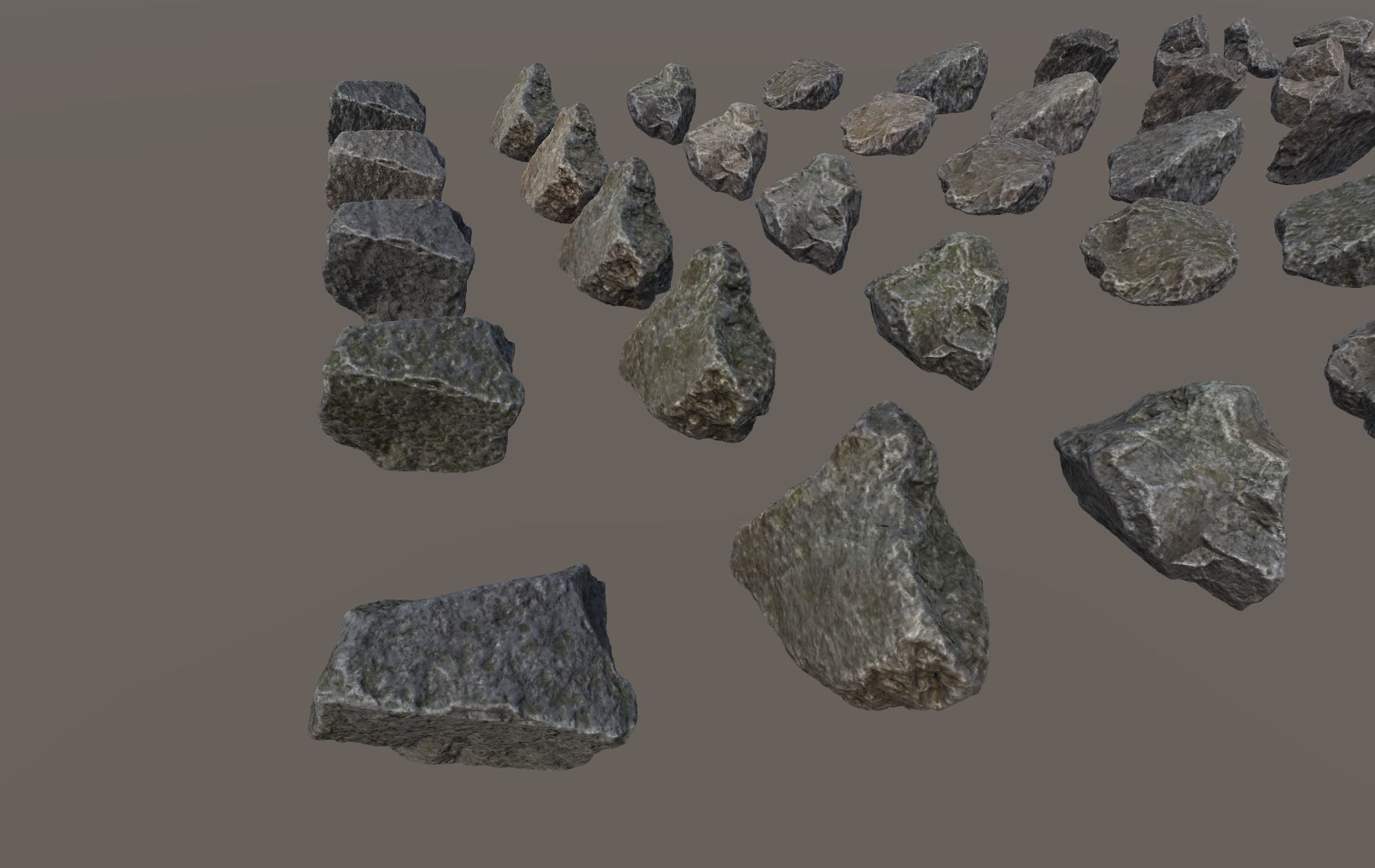 3D model Scanned Rocks Collection 02 - High Detail VR / AR / low-poly ...