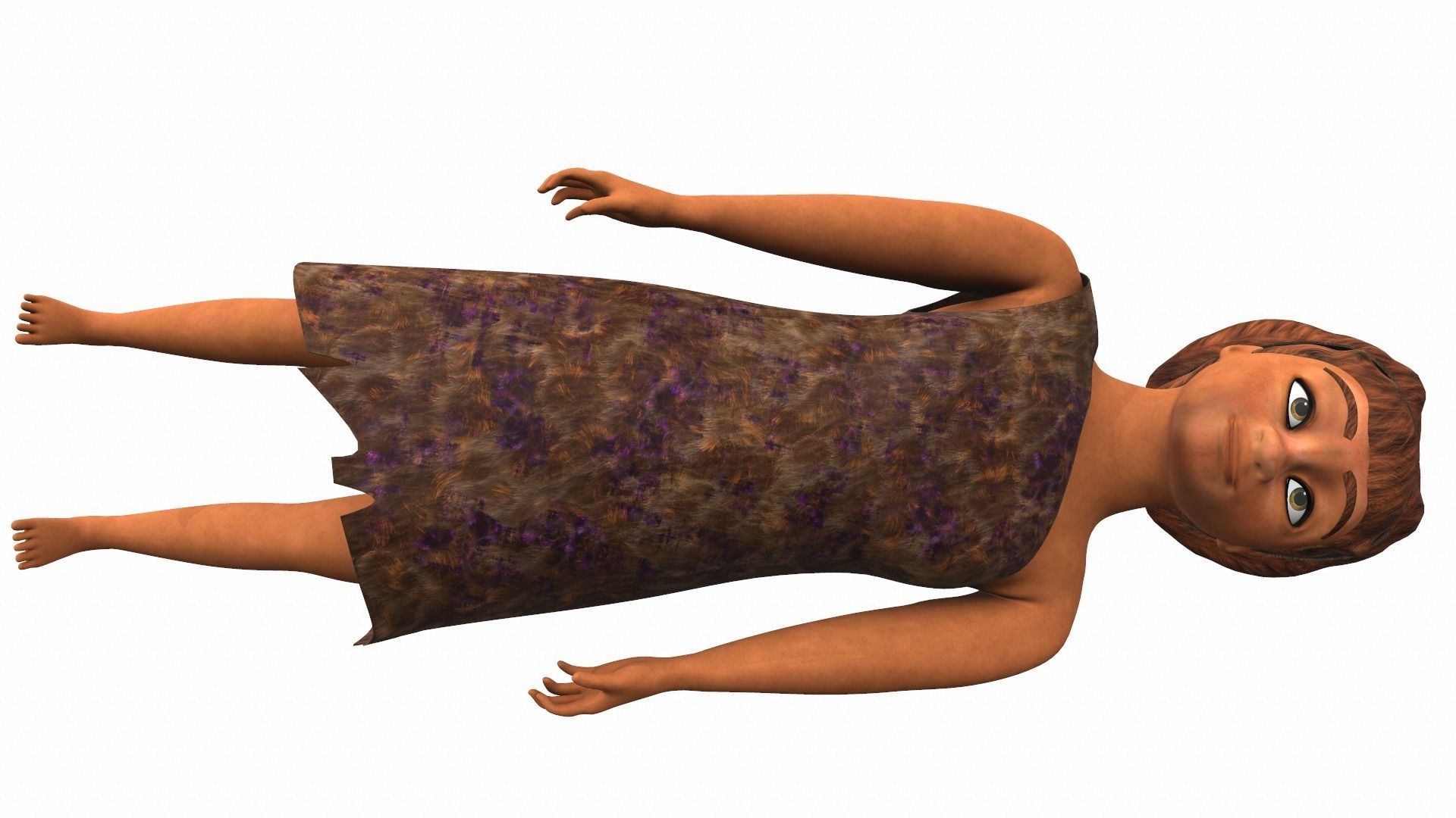 Ugga Crood Female Cartoon Character Of The Croods 3d Model Cgtrader