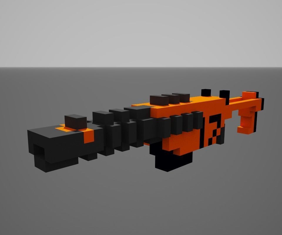 3D model Voxel Guns VR / AR / low-poly | CGTrader