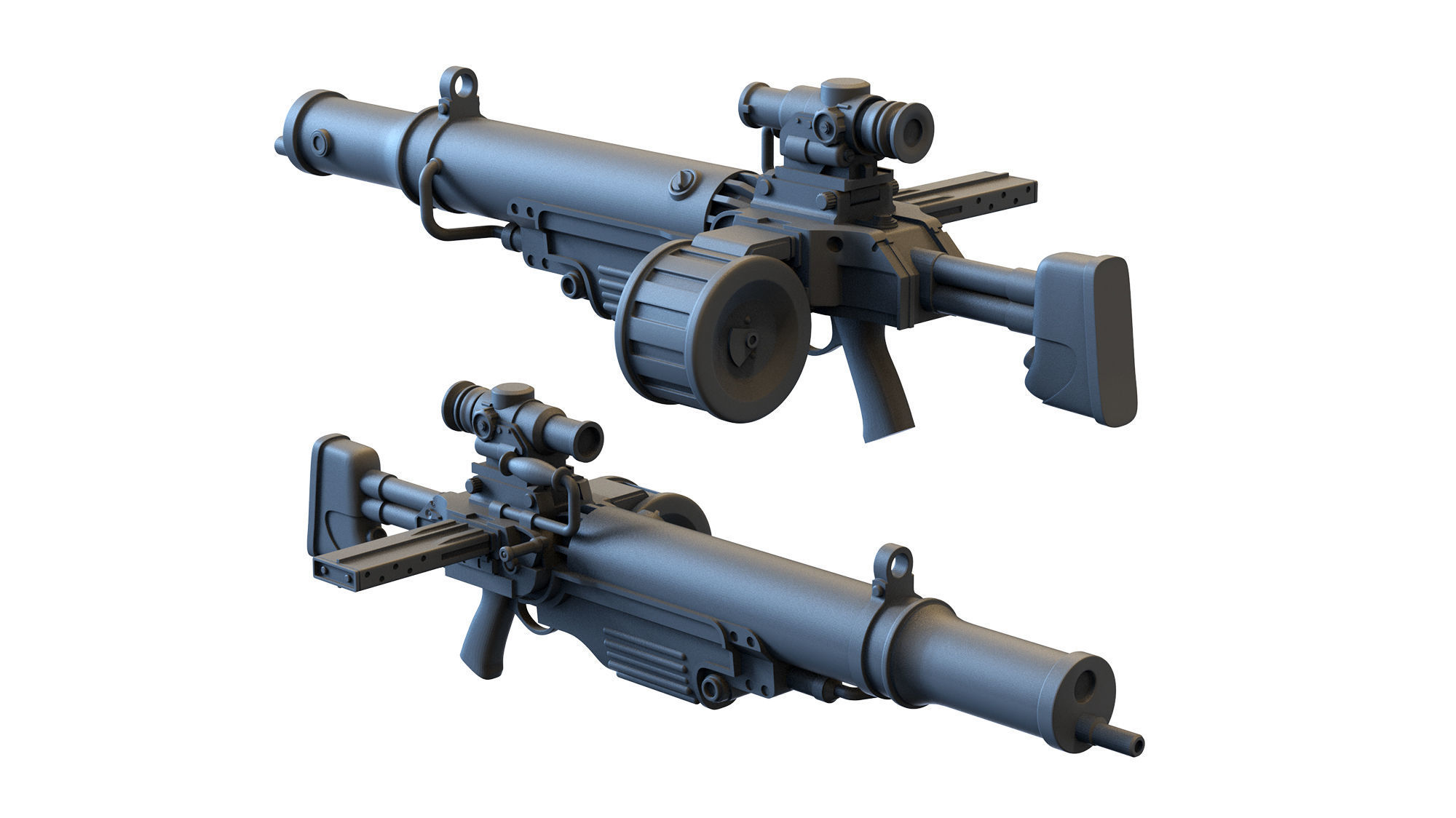 T60 Weapon 3d Printable 3D model 3D printable | CGTrader