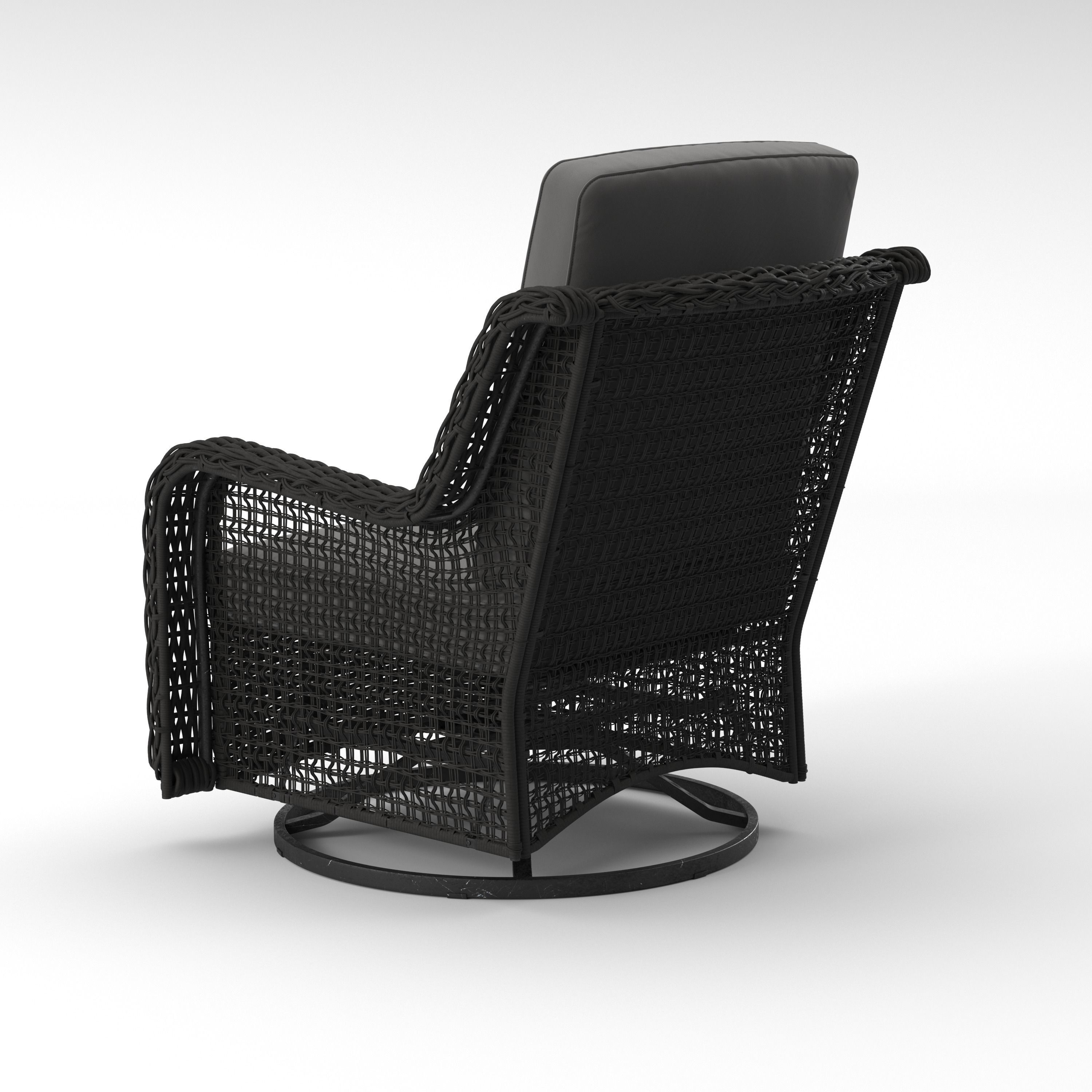 Rattan Arm Chair 3D model | CGTrader