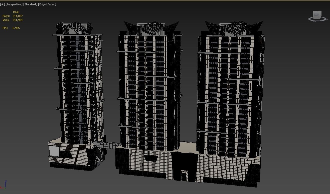DIAMOND TOWERS TAIWAN TAIPEI 3D model | CGTrader