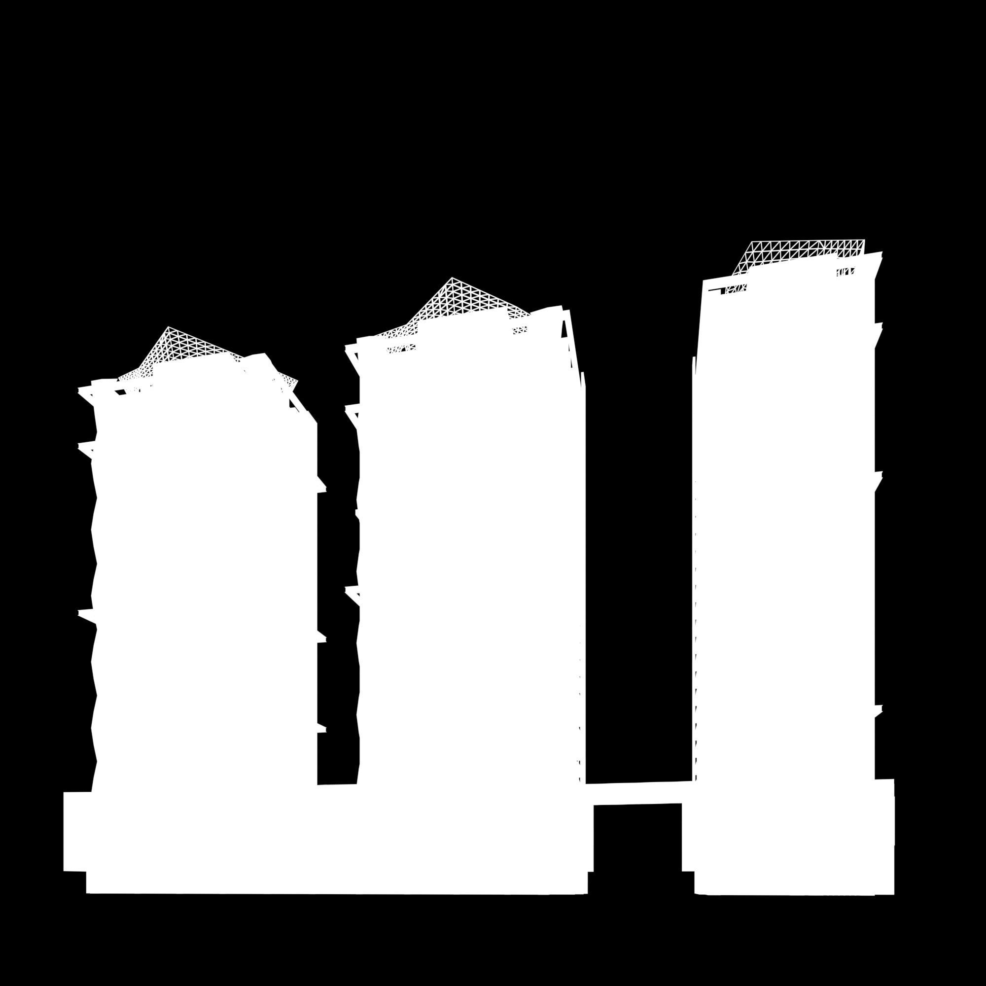 DIAMOND TOWERS TAIWAN TAIPEI 3D model | CGTrader