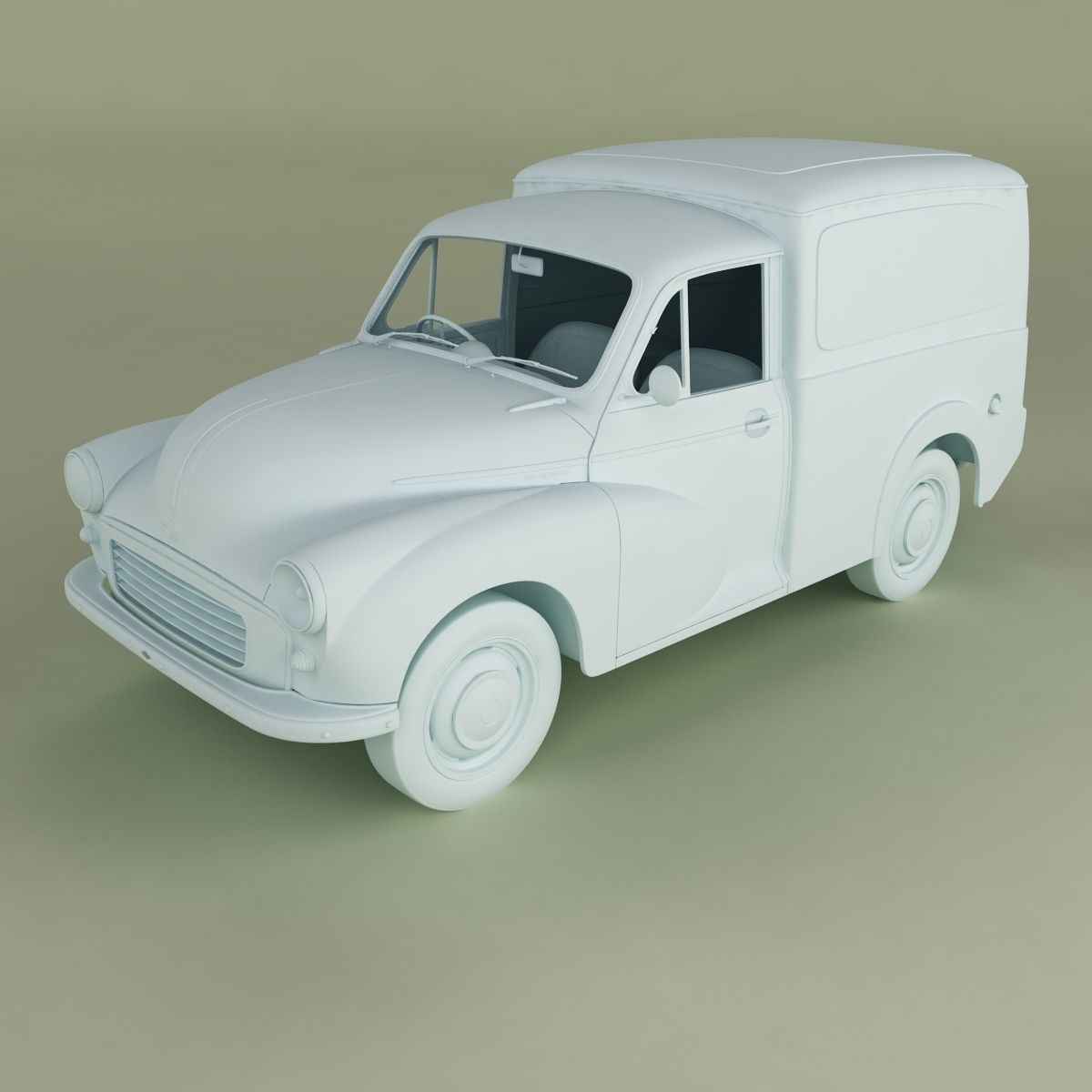Morris Minor 1000 Van 3D model | CGTrader