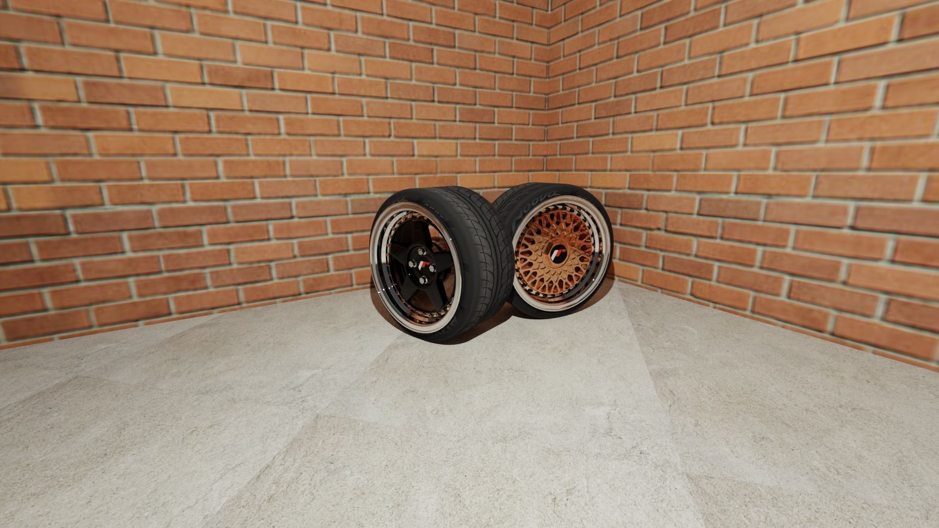 Japan Racing JR6 and JR9 Rims 3D model | CGTrader
