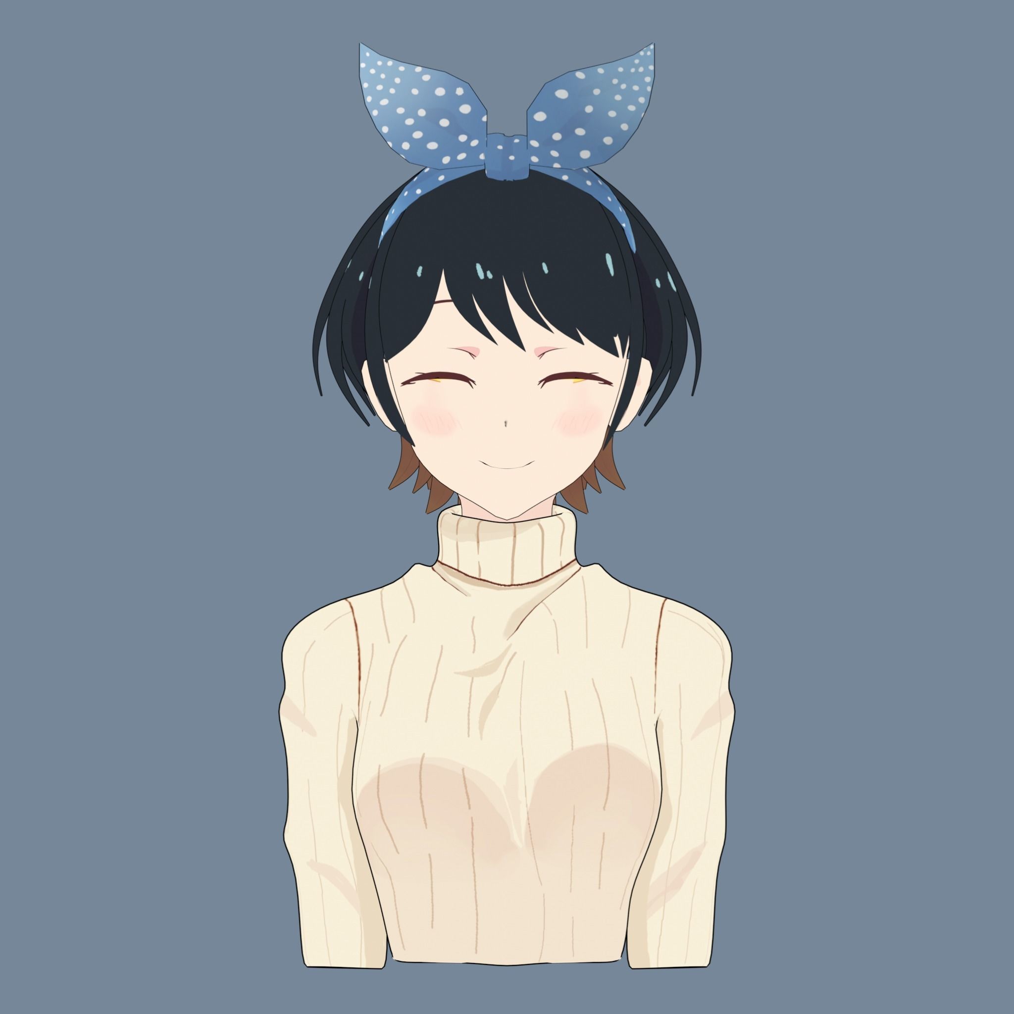 Anime Girl 3d Model Cgtrader 4936