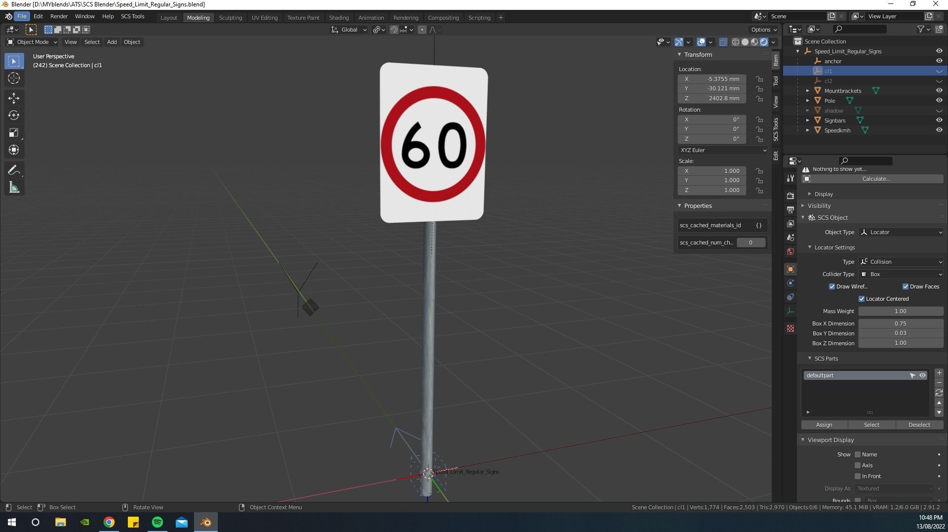 3D model Australian Road Speed Signs VR / AR / low-poly | CGTrader