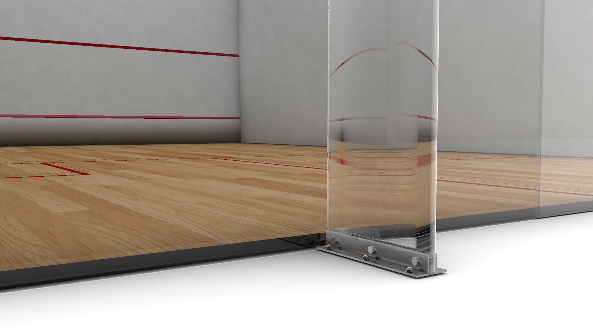 Squash court 3D model | CGTrader