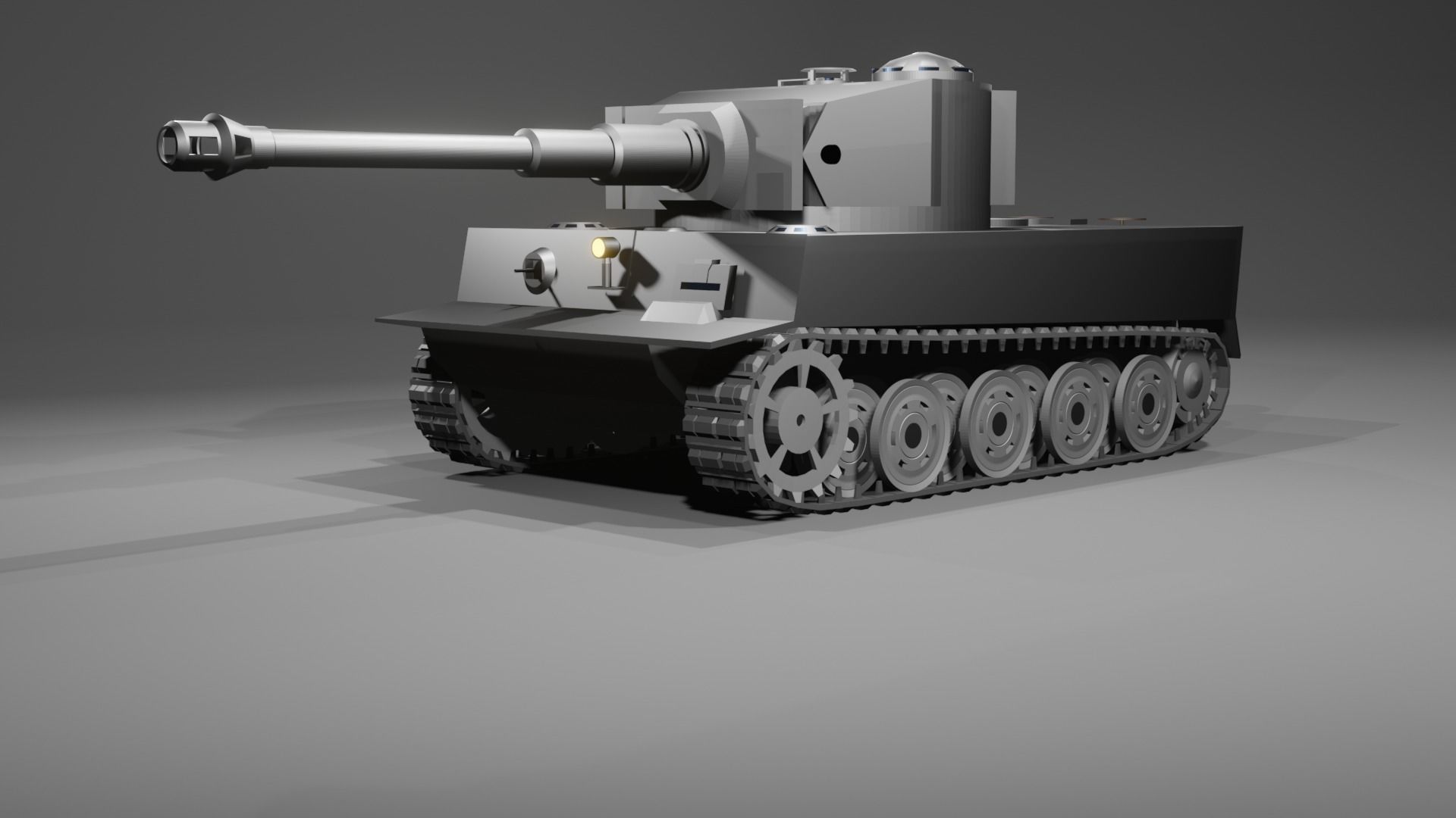 3D model Tiger 1 low poly tank VR / AR / low-poly | CGTrader