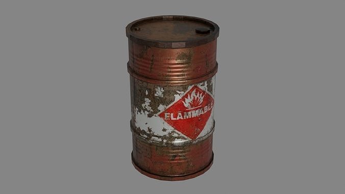 3D model Low poly game ready 3D Barrel can VR / AR / low-poly | CGTrader