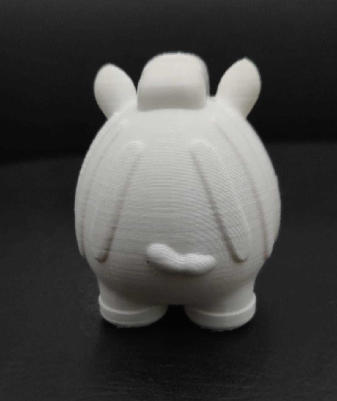 Round Zebra 3D model 3D printable | CGTrader