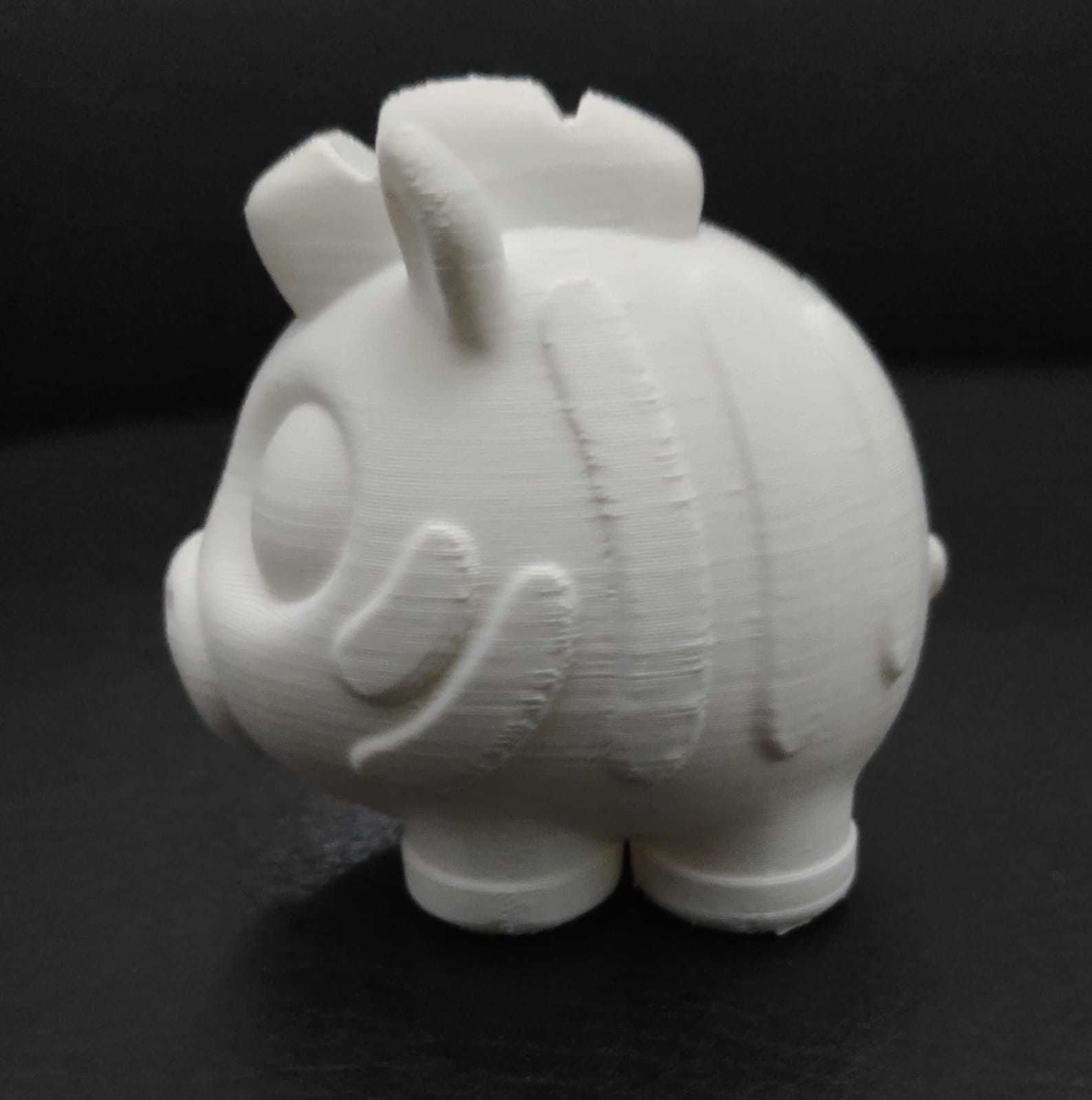 Round Zebra 3D model 3D printable | CGTrader