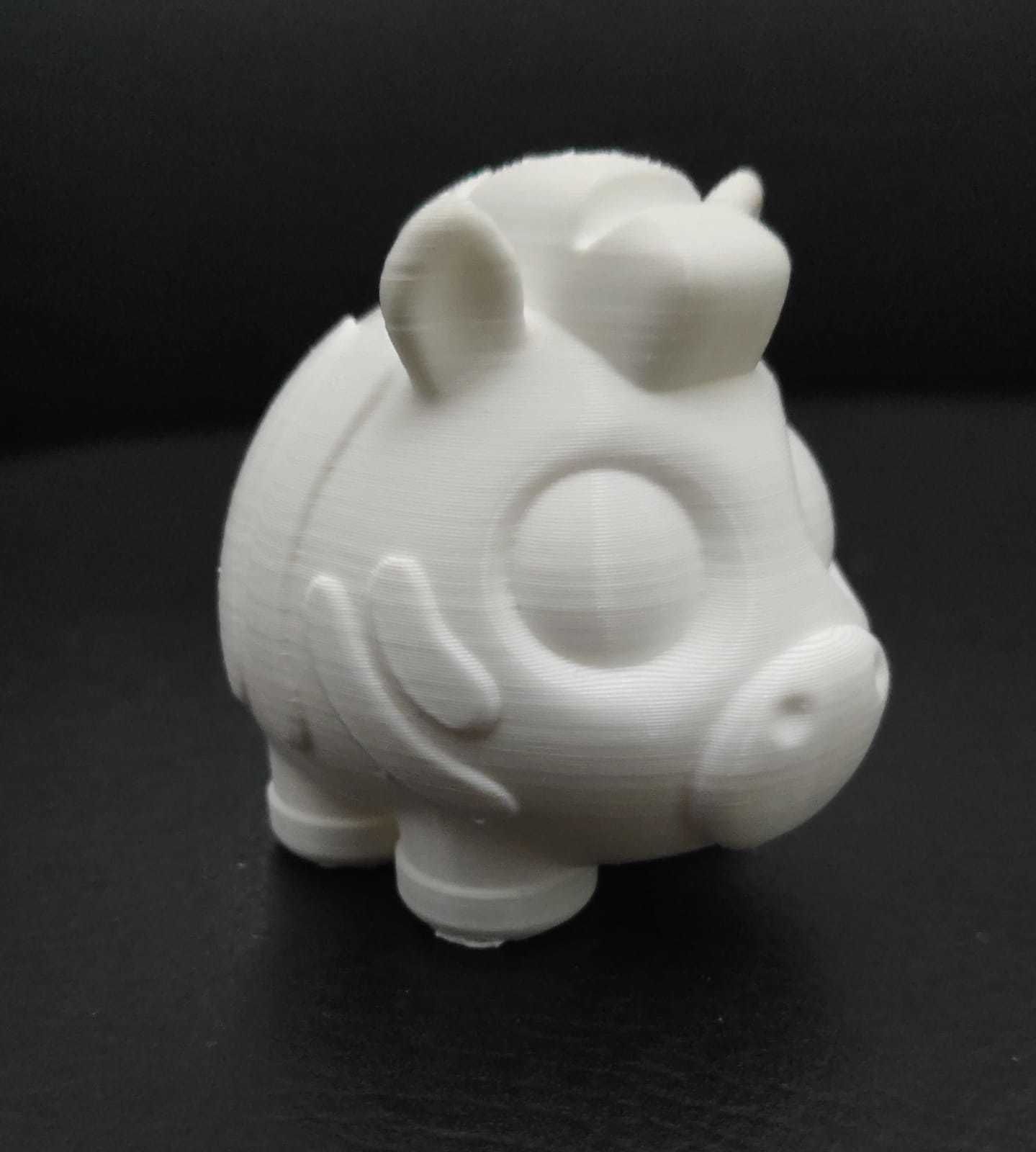Round Zebra 3D model 3D printable | CGTrader