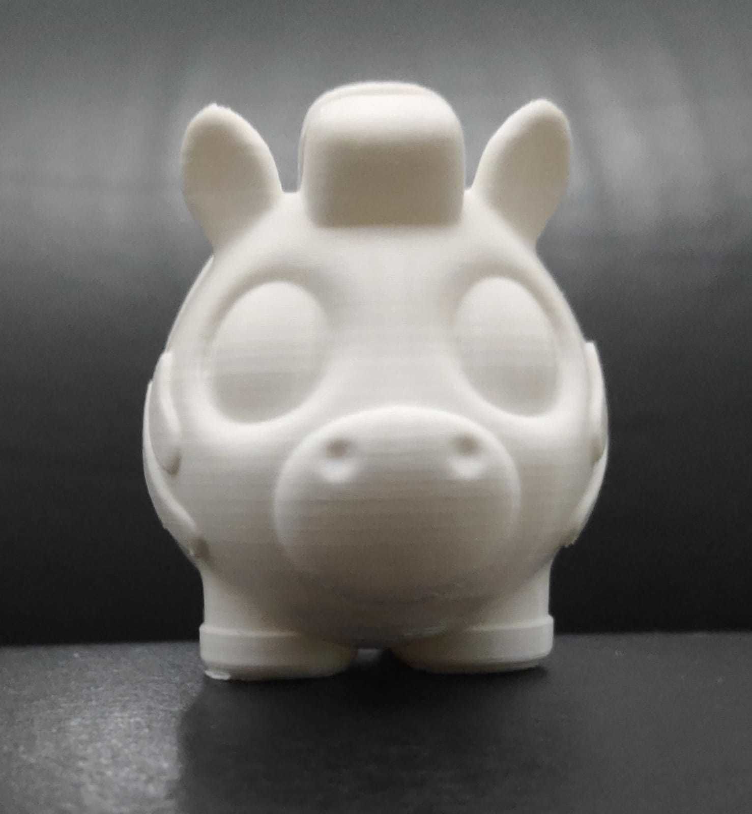 Round Zebra 3D model 3D printable | CGTrader