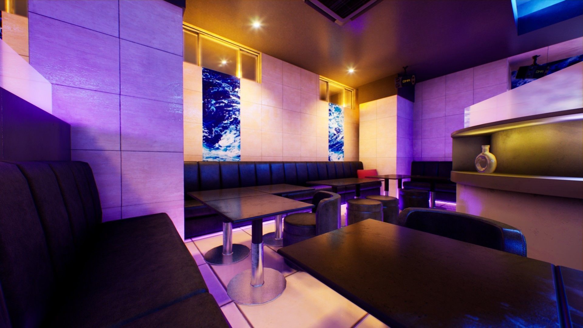 3D model Japanese Host Club Pack - High-quality assets and Scene VR ...