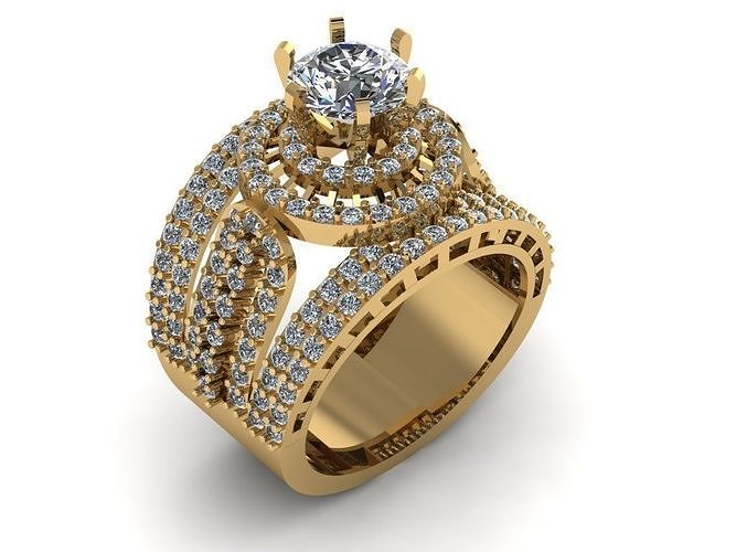 Rings 3D model 3D printable | CGTrader