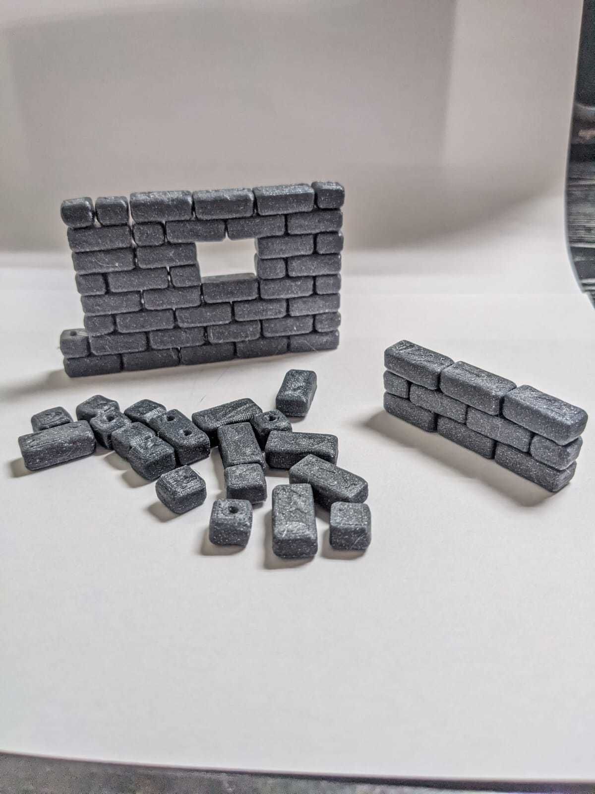 Brick Wall 3D model 3D printable | CGTrader