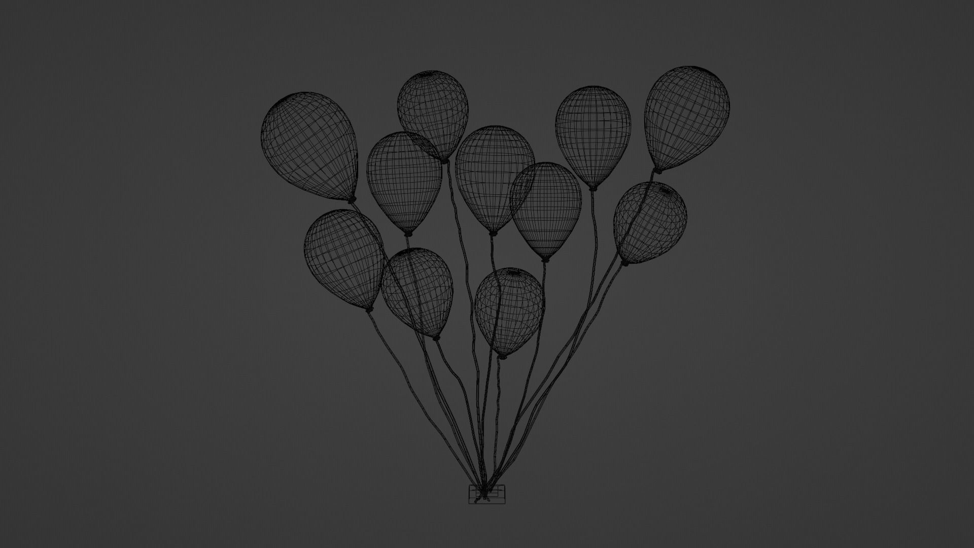 balloon colorful balloons floating in air free VR / AR / low-poly 3D ...