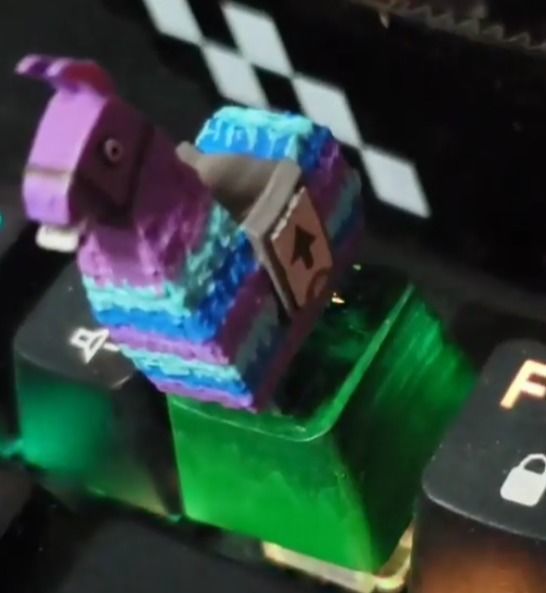 Keycap loot llama fornite 3D model | CGTrader