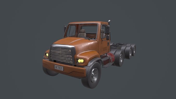 3D model Big truck VR / AR / low-poly | CGTrader