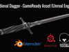 3D model Medieval Dagger - GameReady Model - Unreal Engine VR / AR ...