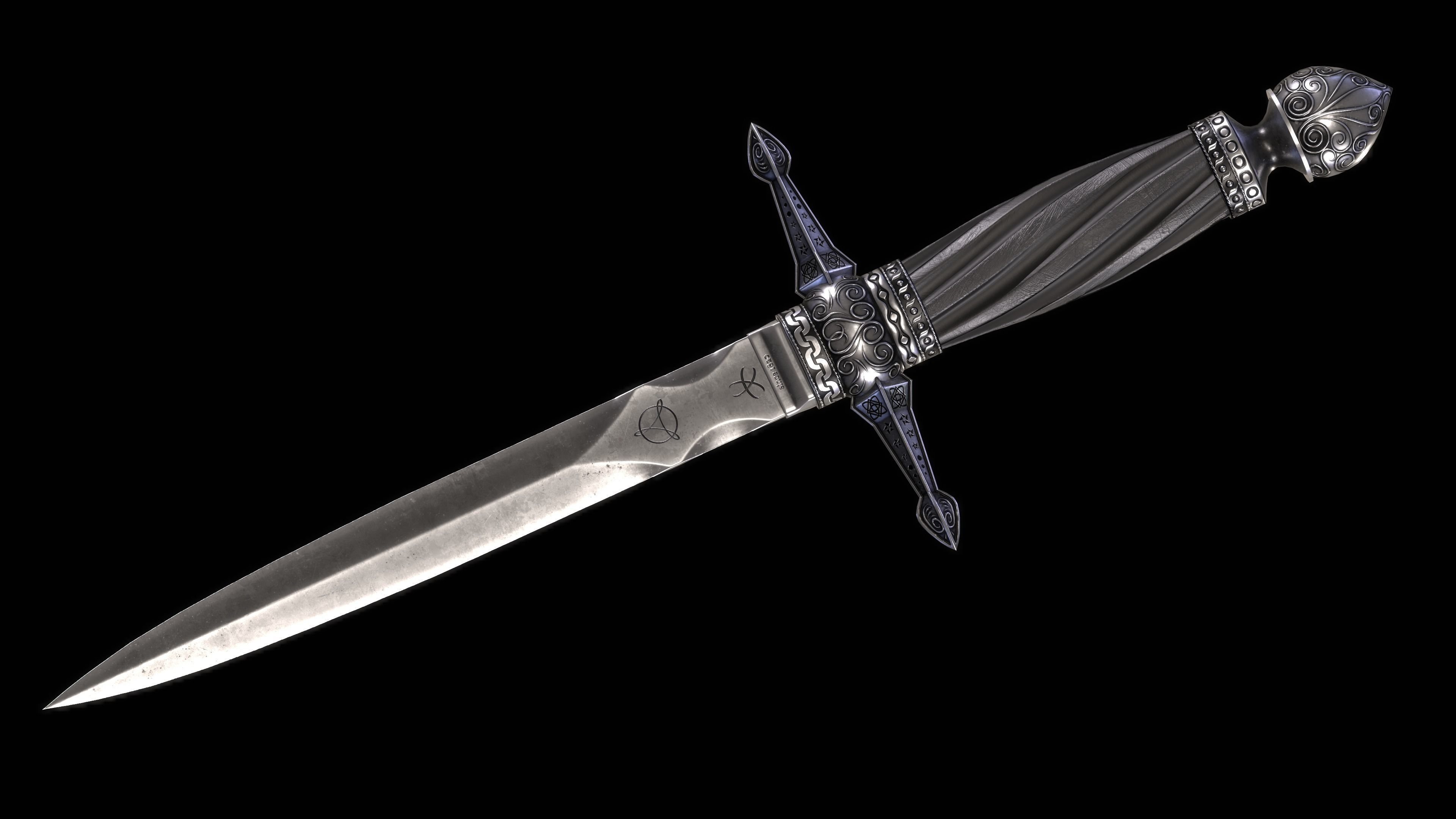 3D model Medieval Dagger - GameReady Model - Unreal Engine VR / AR ...
