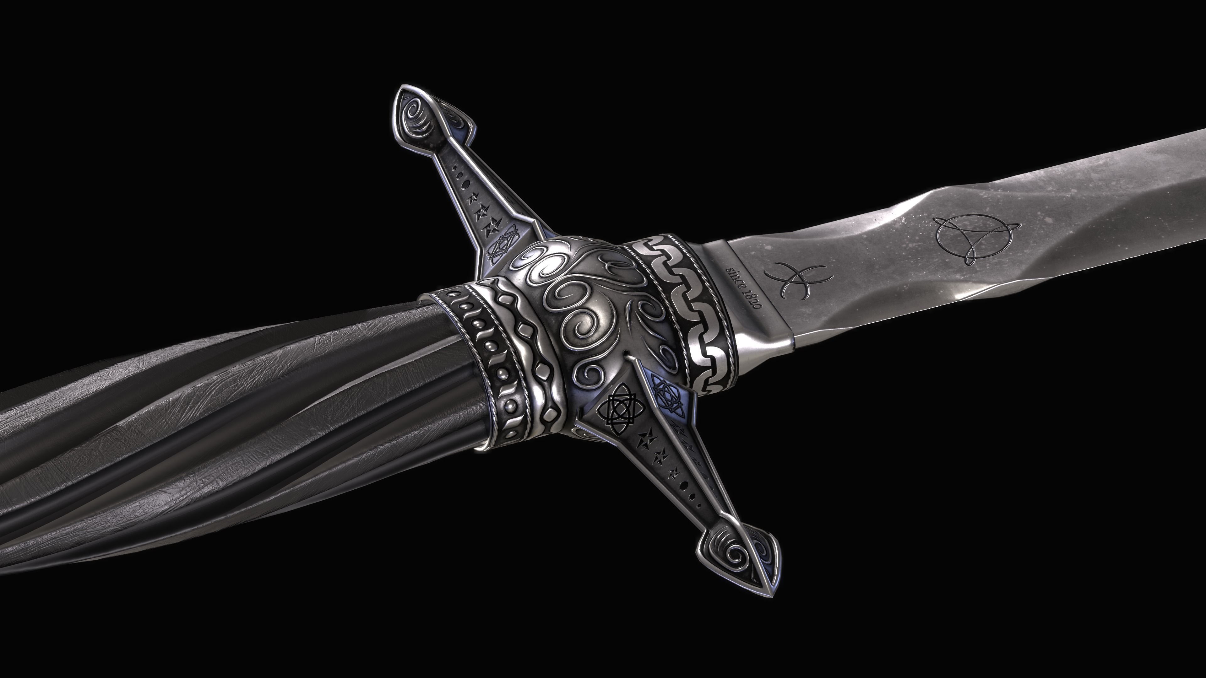 3D model Medieval Dagger - GameReady Model - Unity VR / AR / low-poly ...