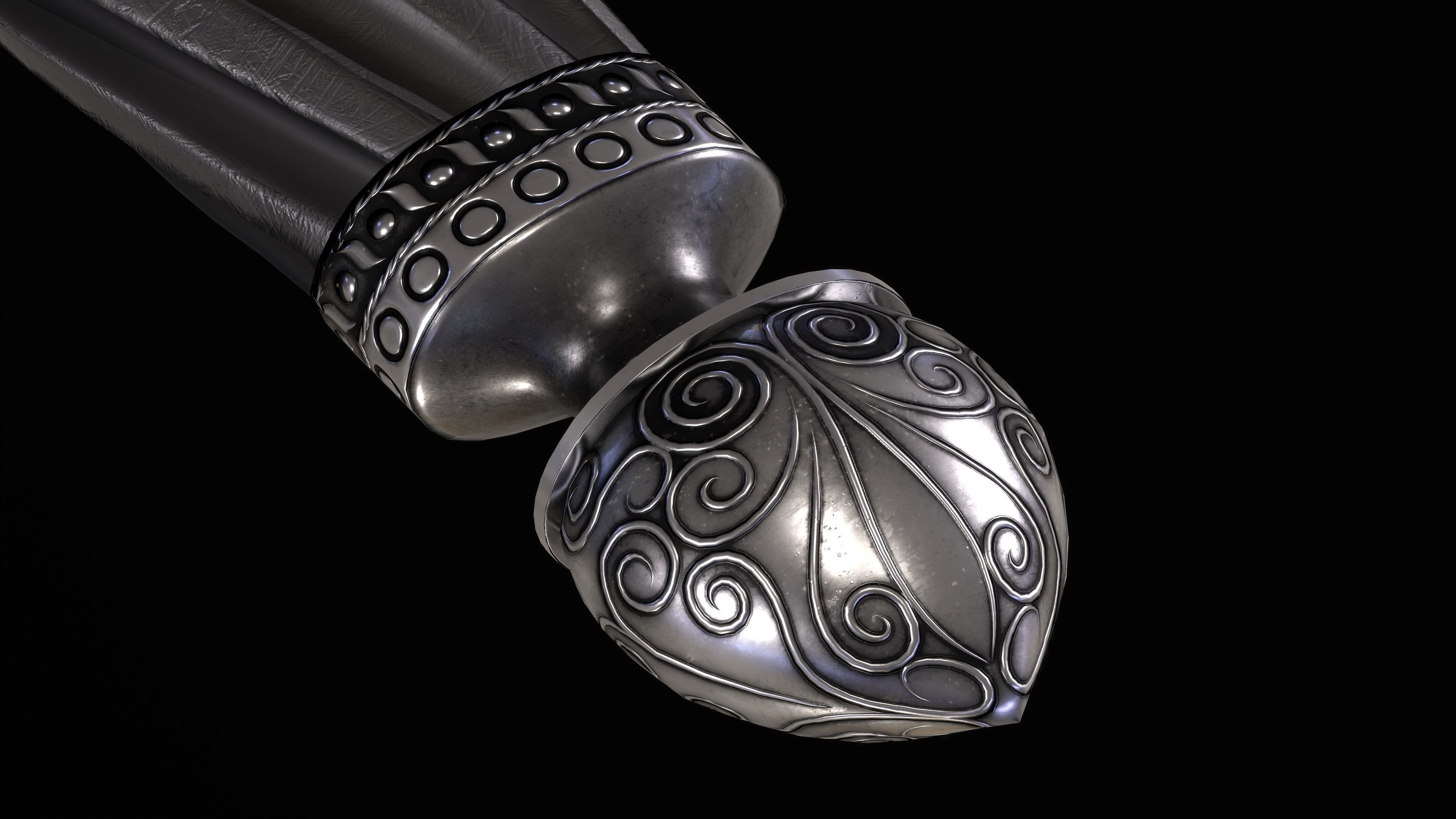 3D model Medieval Dagger - GameReady Model - Unity VR / AR / low-poly ...