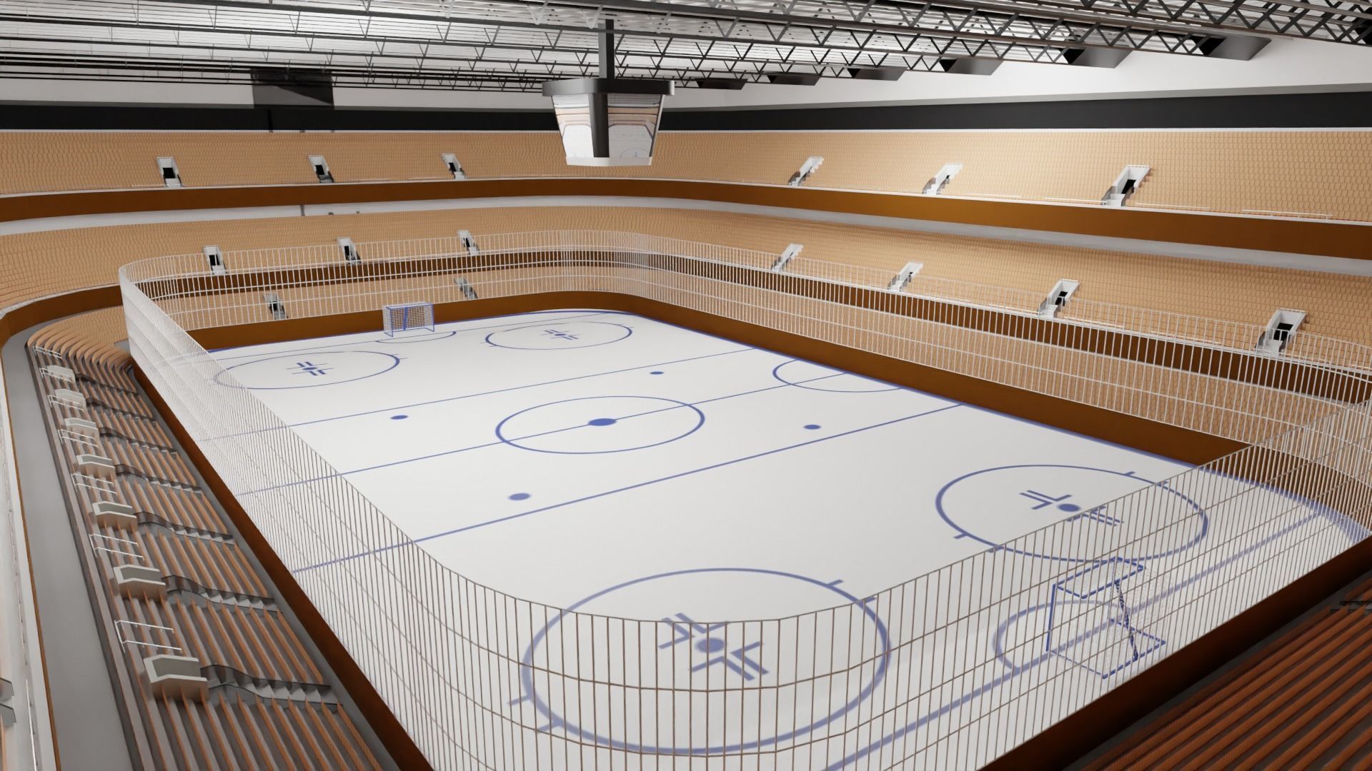 3D model Ice Hockey Stadium VR / AR / low-poly | CGTrader