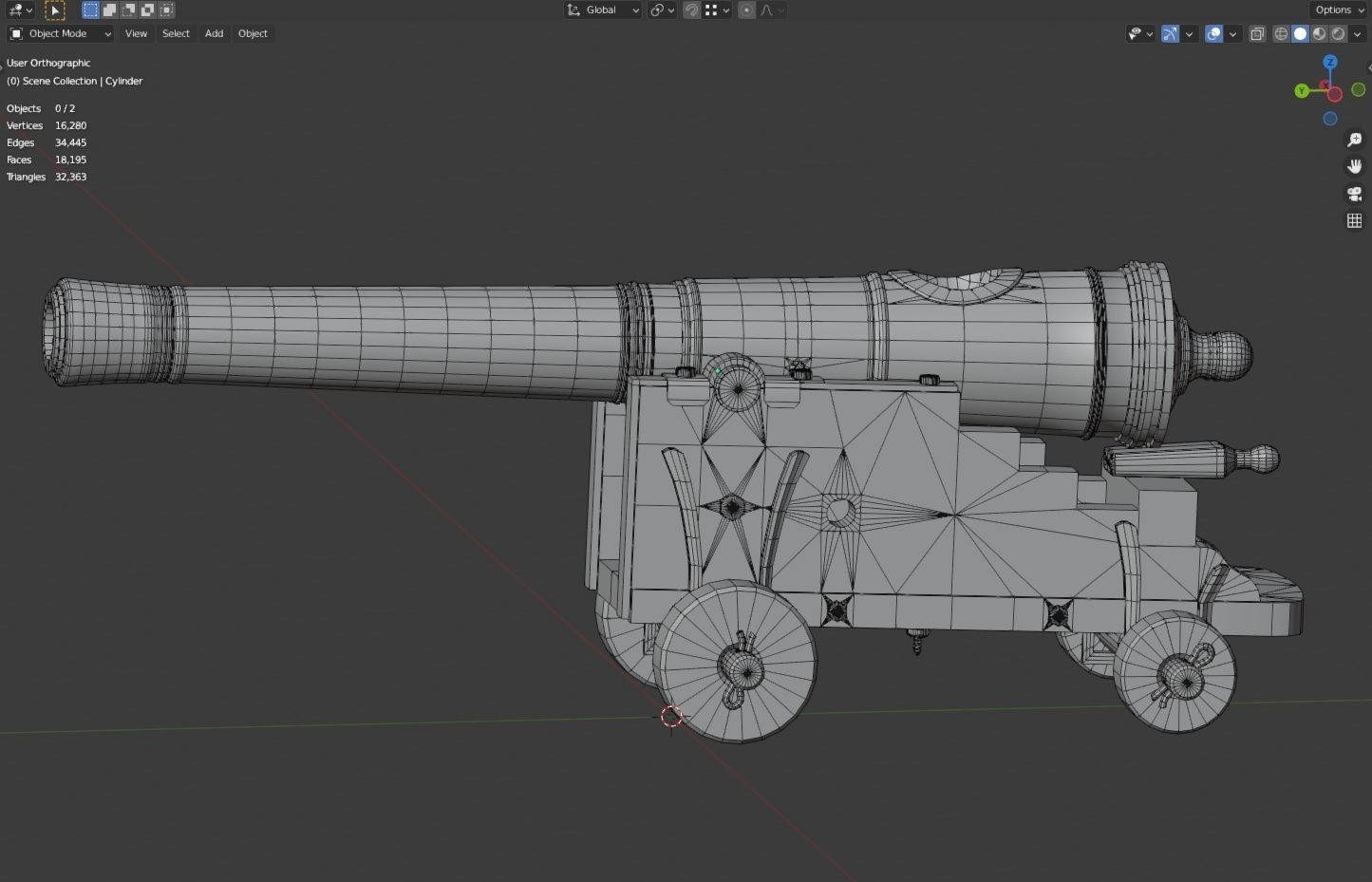 3D model Medieval 24 Ponder - Game Ready - Unreal Engine VR / AR / low ...