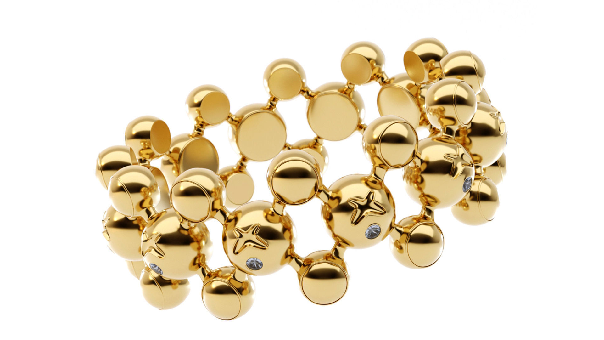 Sphere Legs Bracelet 3D model | CGTrader