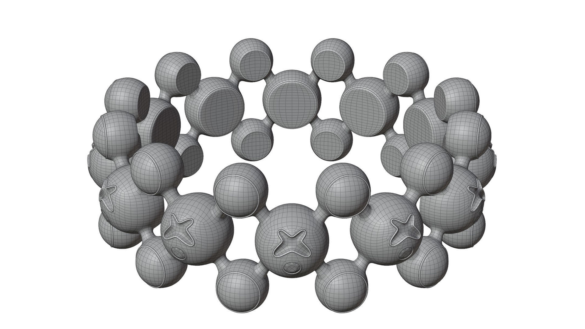 Sphere Legs Bracelet 3D model | CGTrader