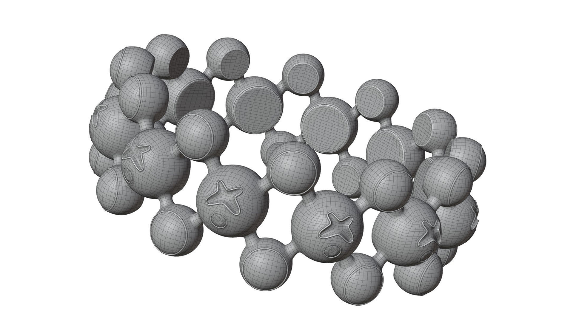 Sphere Legs Bracelet 3D model | CGTrader