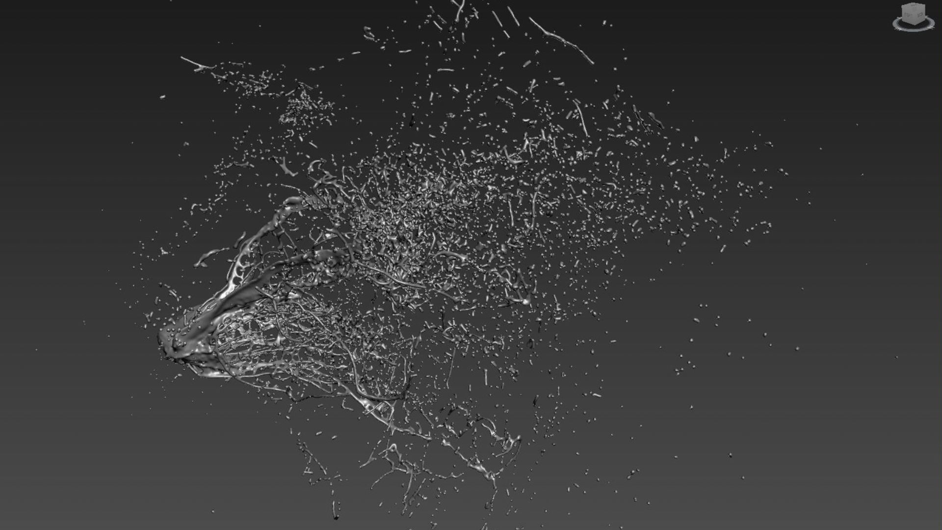Water Splash Animation and Model 3D model animated | CGTrader