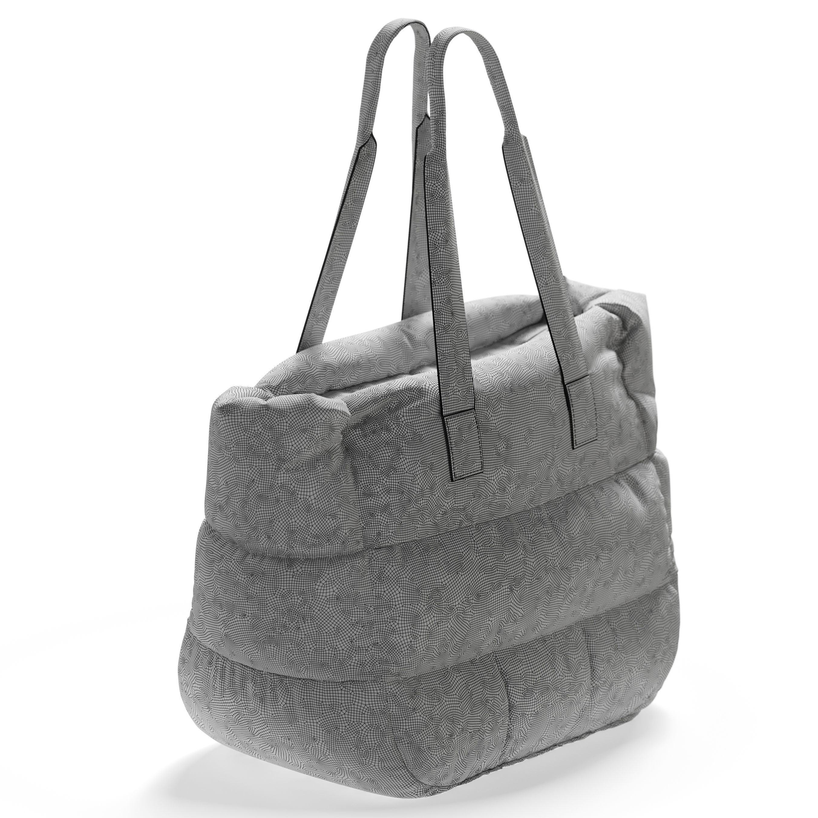 Moncler Caradoc Tote Bag pose 01 3D model | CGTrader