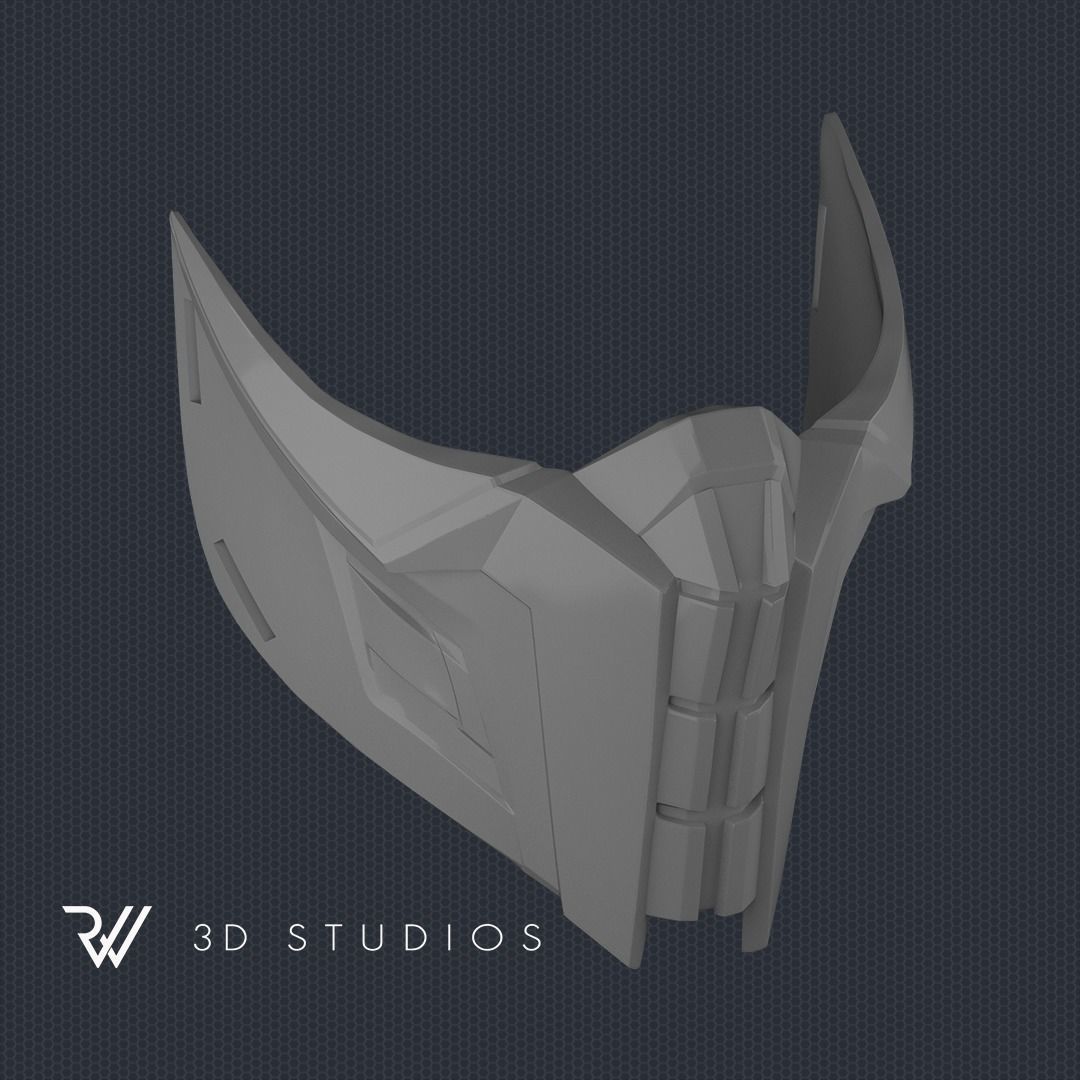 MK11 Sub-Zero Mask V15 - STL File 3D model 3D printable | CGTrader