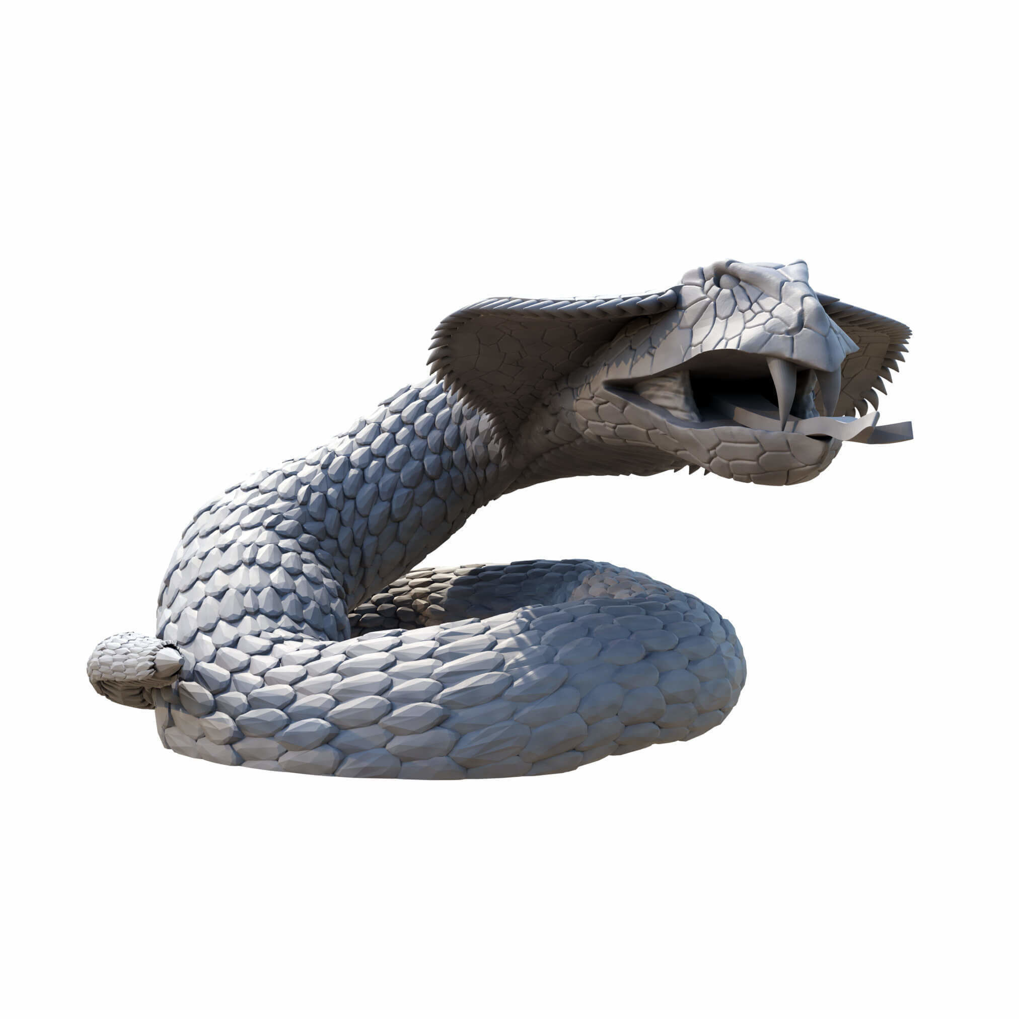 Snake Temple Pack 1 Statues Thrones And Giant Snakes 3D model 3D ...