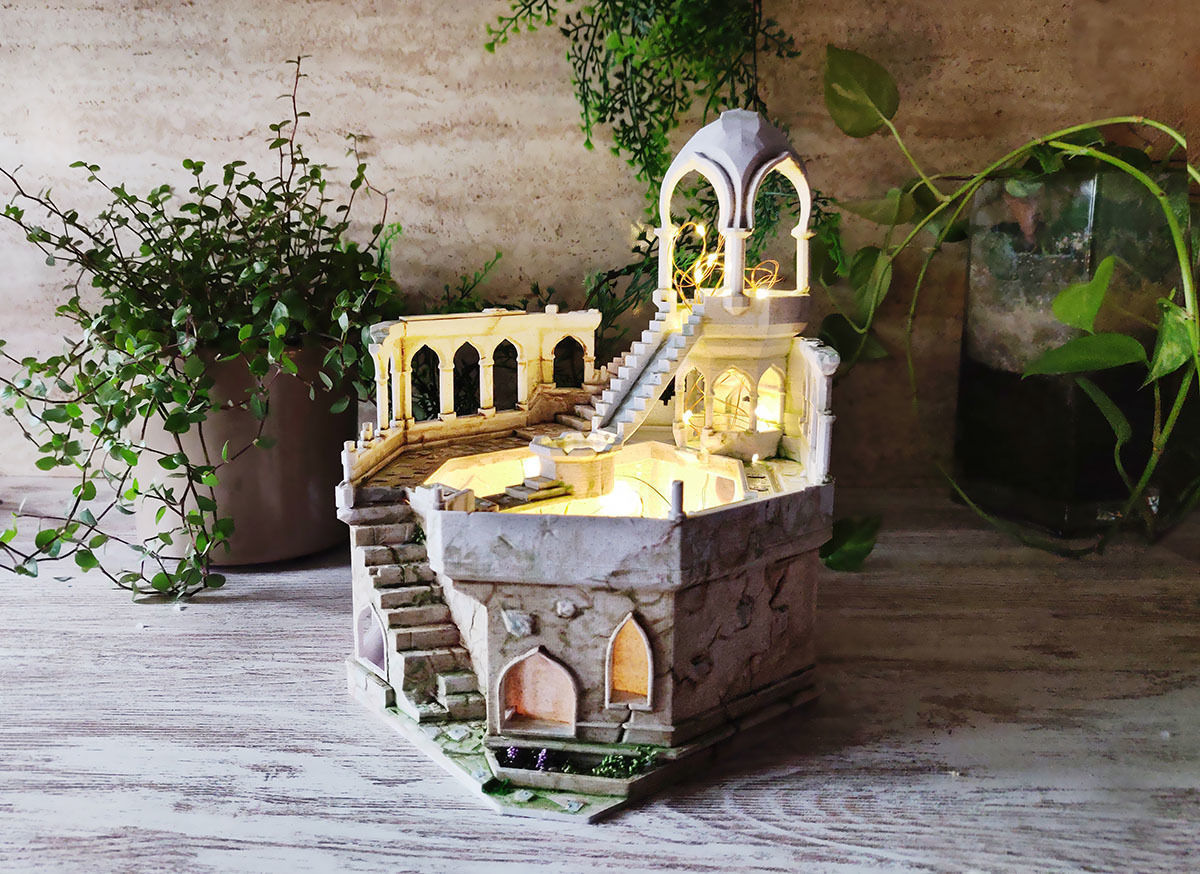 ENCHANTED GARDEN 3D model 3D printable | CGTrader