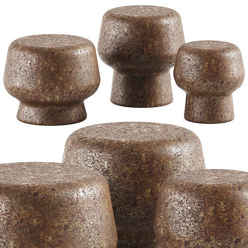 CORKER No 3 Coffee Table by ClassiCon 3D model | CGTrader