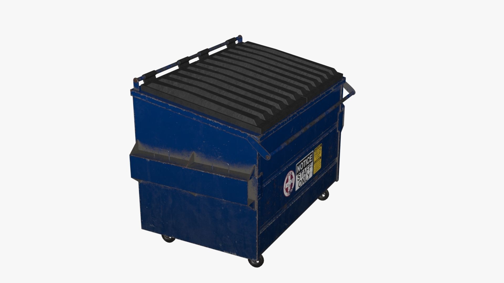 3D model Old Dumpster VR / AR / low-poly | CGTrader