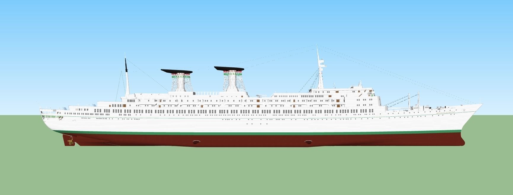 3D model SS Michelangelo VR / AR / low-poly | CGTrader