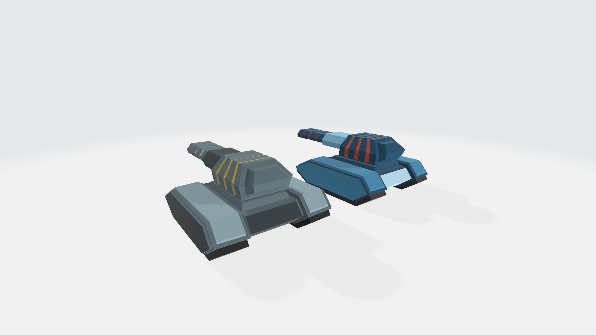 Free low poly sci-fi tank free VR / AR / low-poly 3D model | CGTrader