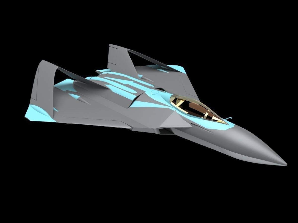 Xplane fighterjet FX 3D model | CGTrader