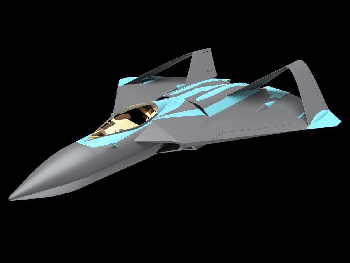 Xplane fighterjet FX 3D model | CGTrader